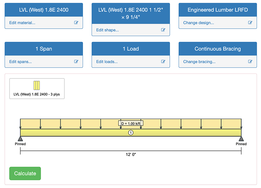 WebStructural - Free Steel Beam Design